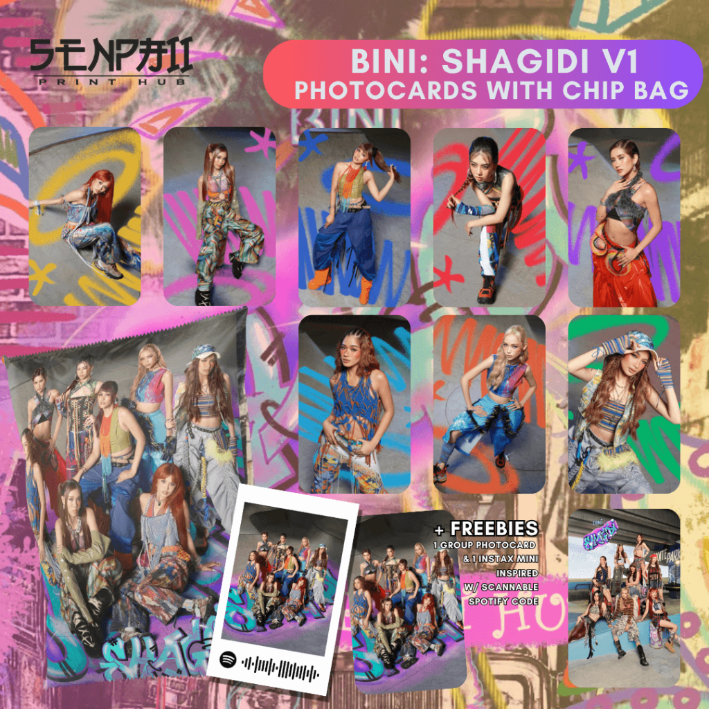 BINI: SHAGIDI PHOTOCARDS with CHIP BAG | Shopee Philippines