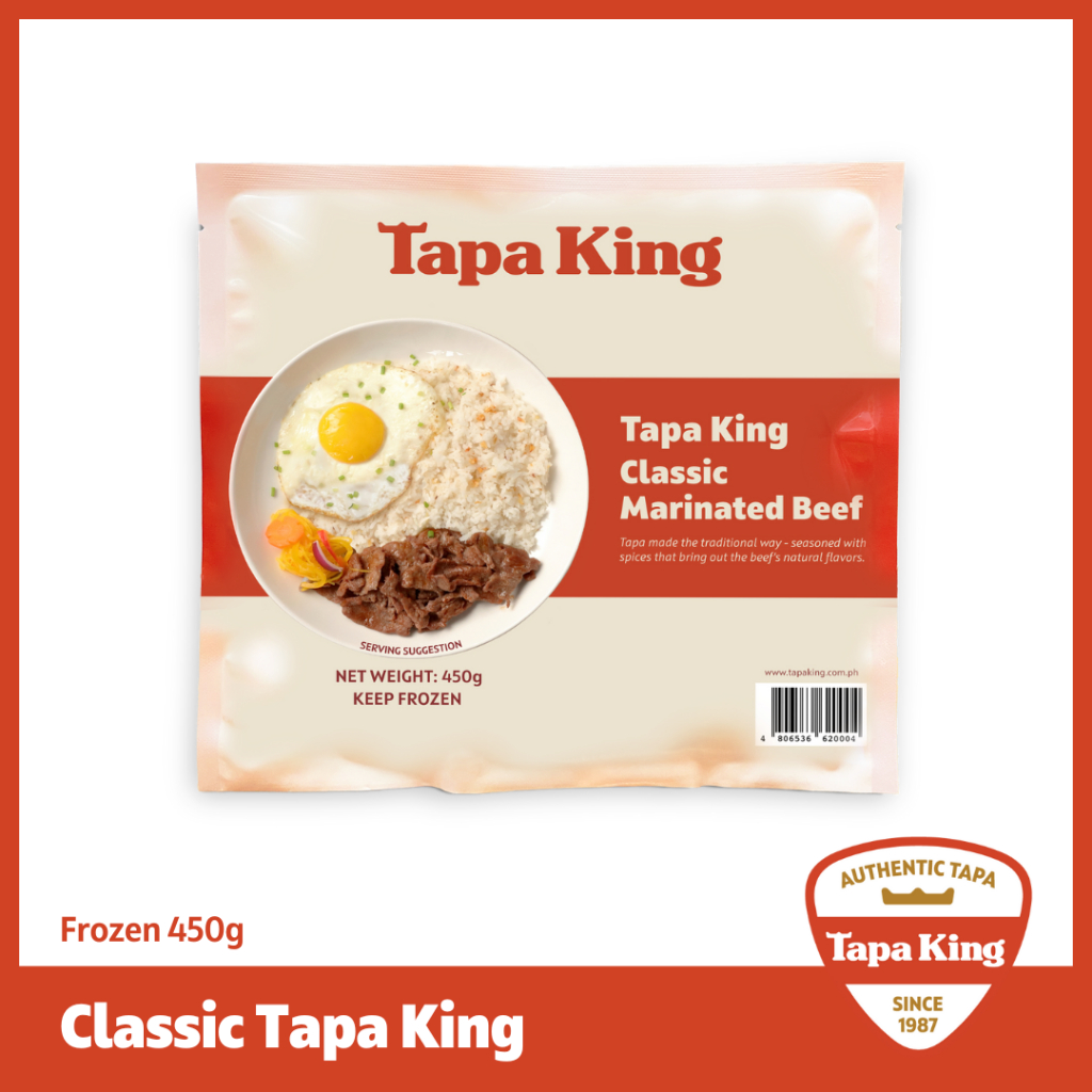 Frozen Tapa King Classic Marinated Beef 450g | Shopee Philippines