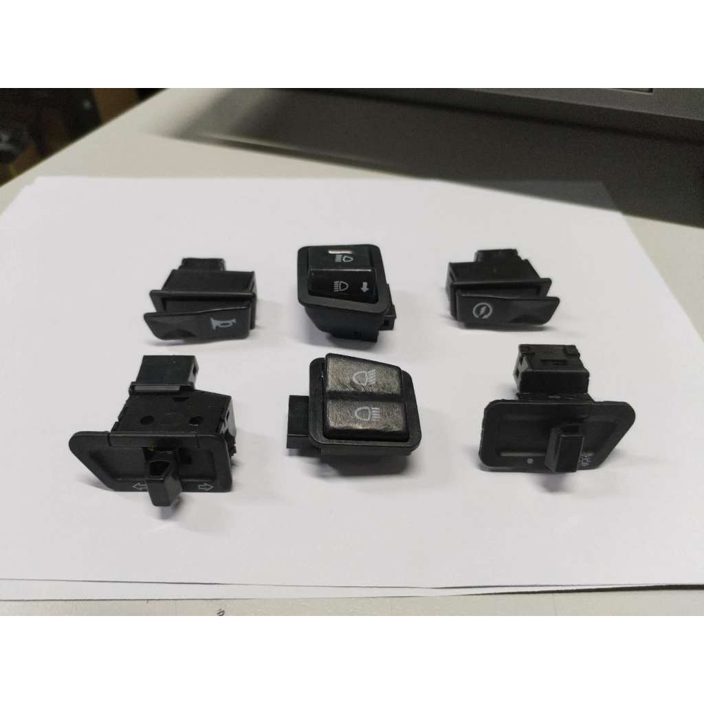 1 PC Motorcycle Parts Accessories Switch Button Universal HORN/STARTER ...