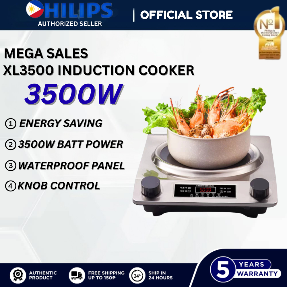 XL3500 Induction Cooker 3500W E-Series Stainless Steel Panel ...