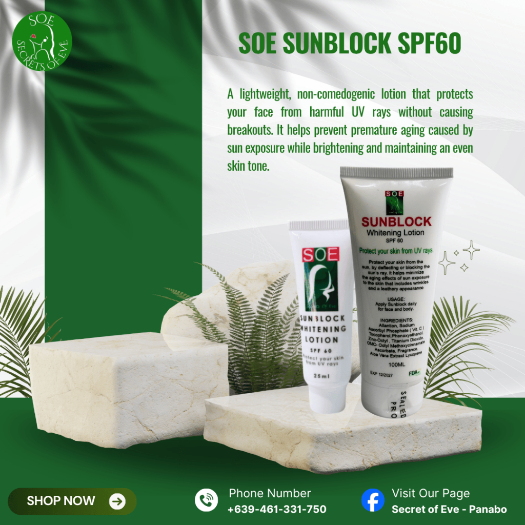 Secret of Eve Sunblock SPF60 25ml | Shopee Philippines