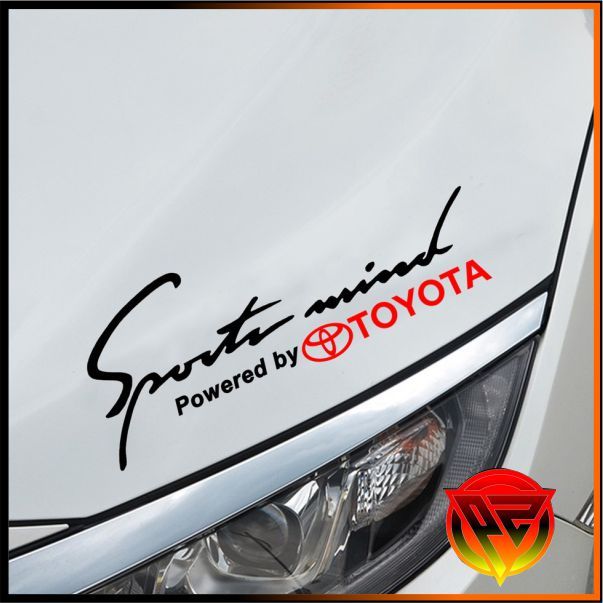 Toyota Light Eyebrow Cut-Out Sticker decals 1pc | Shopee Philippines