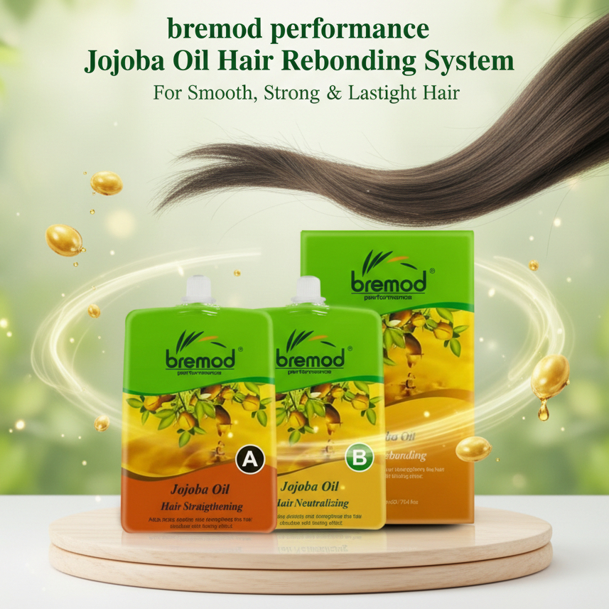 Bremod 2-in-1 Hair Rebonding Set 1000mL | With Jojoba Oil | Smooth ...