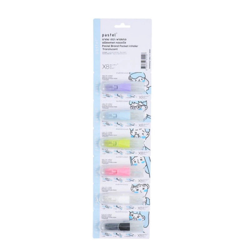 PASTEL Translucent Pocket Inhaler [Menthol, Eucalyptus, Relieve ...