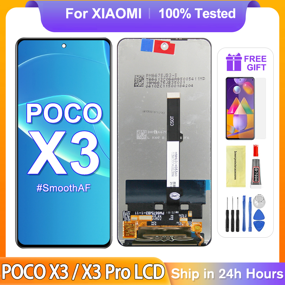 6.67 Inch Display For Xiaomi Poco X3 / X3 Pro / X3 Nfc LCD Touch Screen ...