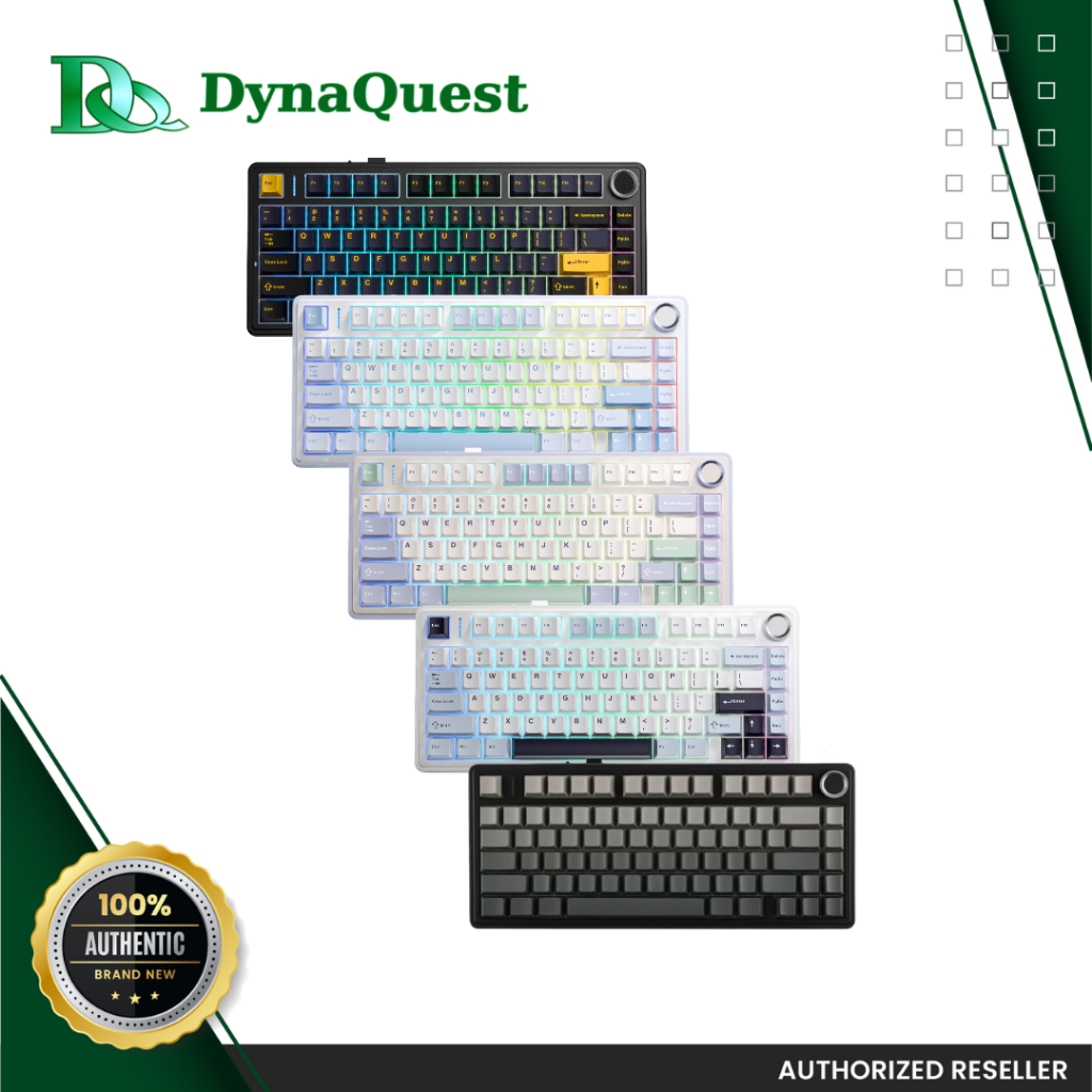 AULA F75 Mechanical Keyboard 75% 80 Key RGB Tri-Mode Wired Bluetooth 2 ...
