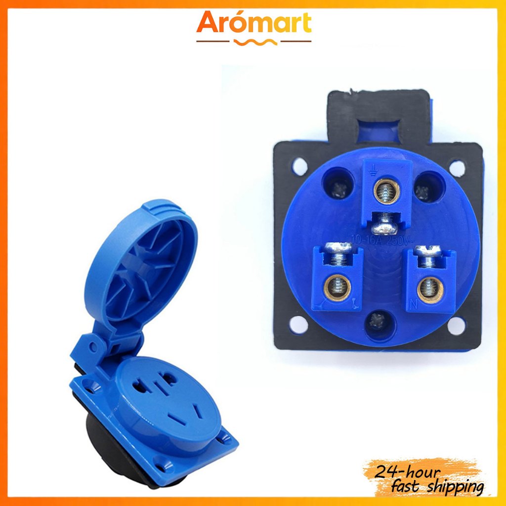 IP54 Waterproof General Industrial Socket 16A 250V Power Socket Apply ...