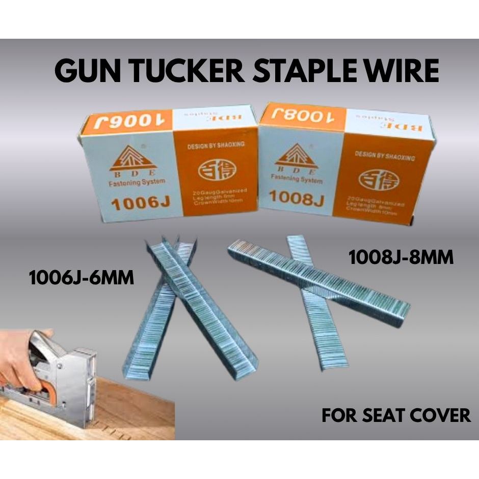 Motorycle Gun Tucker Staple Wire 1006J/1008J Seat Cover | Shopee ...