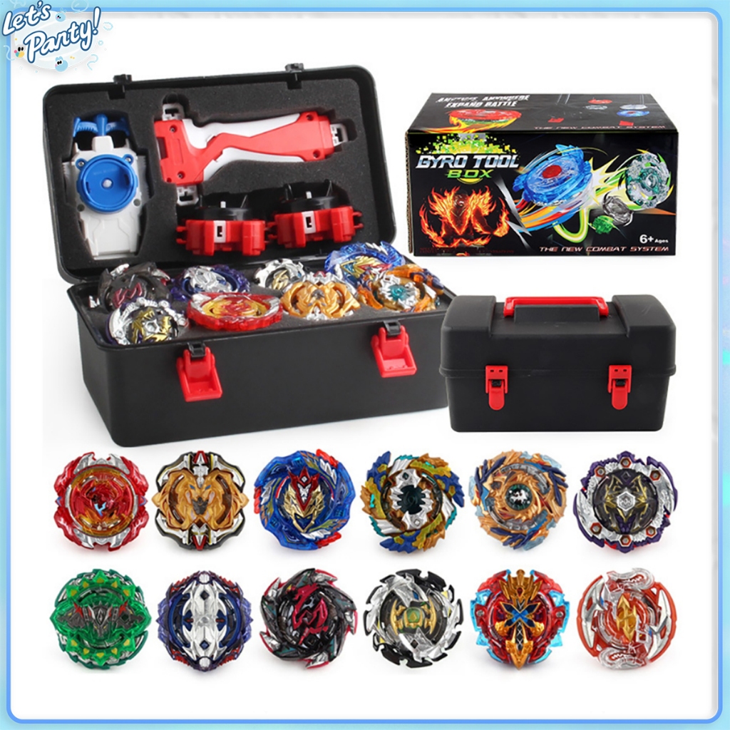 Gyro Toy Set 12Pcs Burst Spinning Tops Battle Gyro Game Set Toy ...