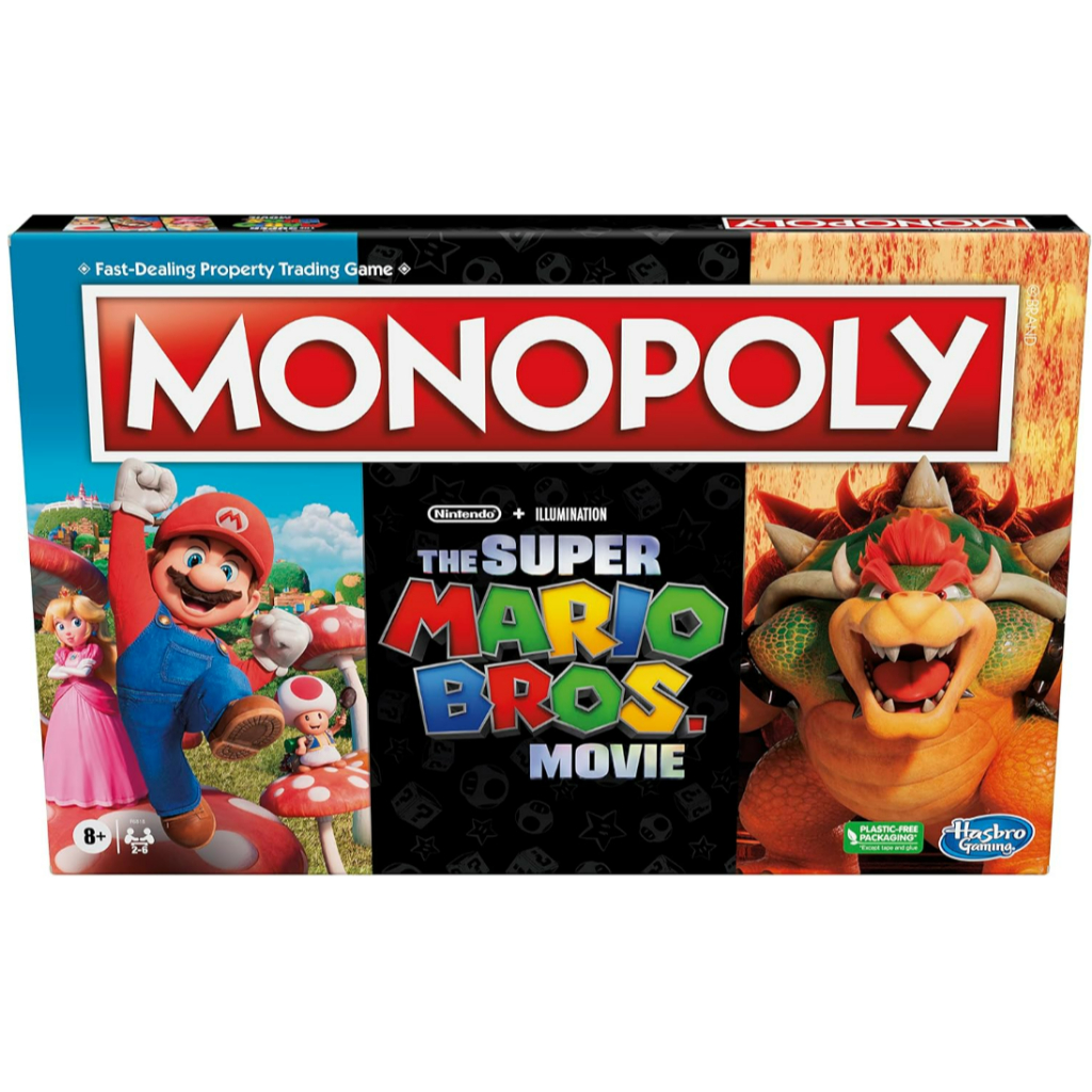 Monopoly The Super Mario Bros. Movie Edition Board Game – Family Game ...