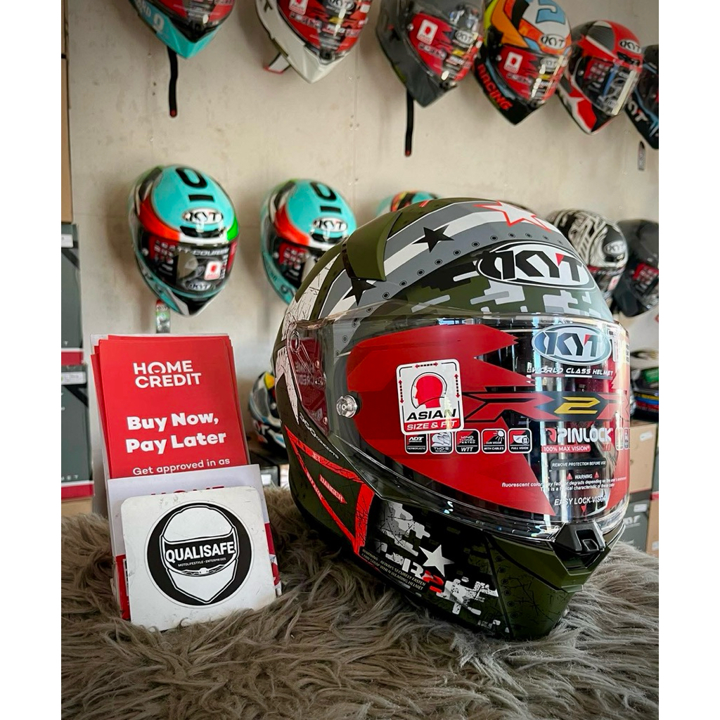 KYT R2R Pro Assault Pro Matte Green | Shopee Philippines