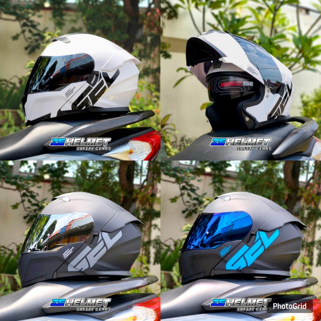 SEC PILOT 2025 PLAIN MODULAR - DUAL VISOR FREE CLEAR LENS | Shopee ...