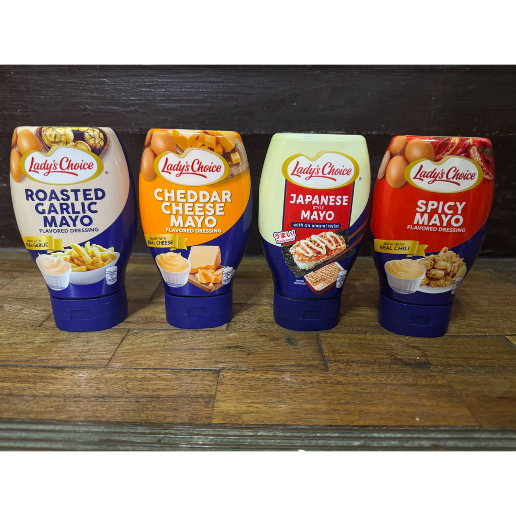 290ml Lady’s Choice Flavored Dressing Spicy Mayo, Roasted Garlic Mayo ...