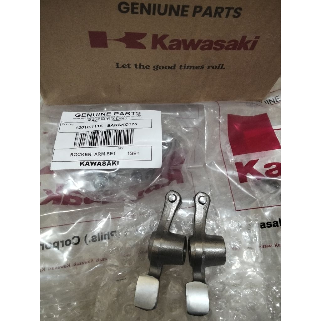Genuine Kawasaki Barako 175 Rocker arm assembly 2pcs complete set assy ...