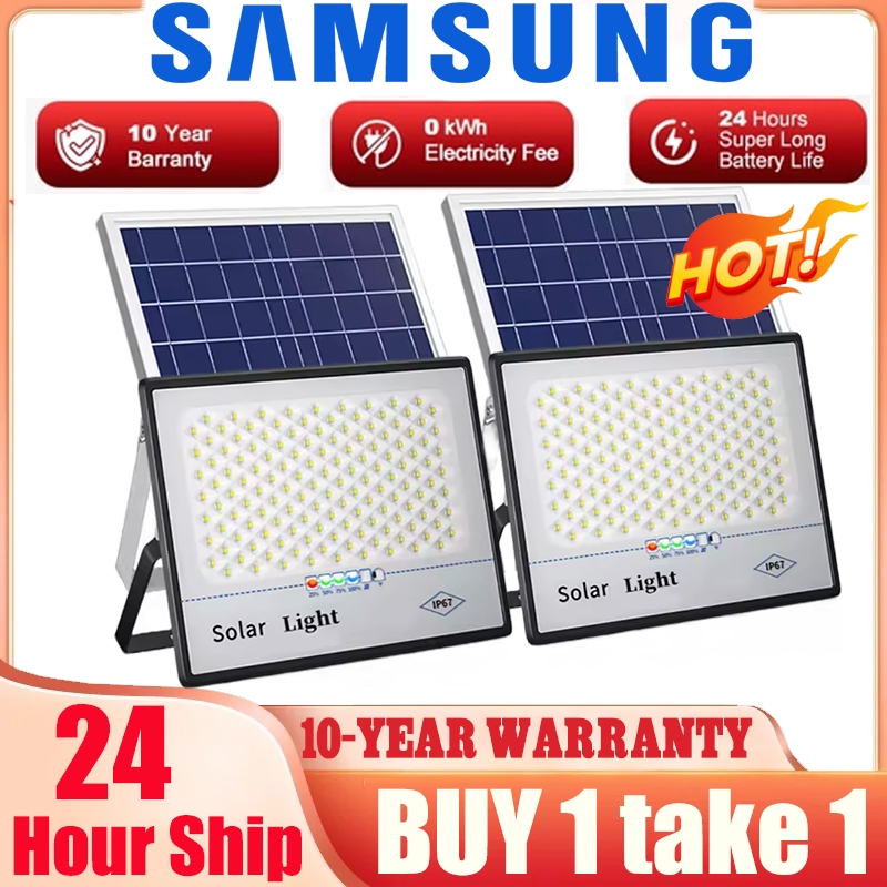 BUY 1 TAKE 1 SAMSUNG Solar Light Outdoor Outdoor Waterproof Sensor ...
