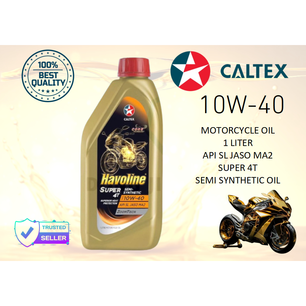 TMT "MOTORCYCLE OIL Havoline Formula SAE 10W30 EZY 4T SAE 20W40 Super ...