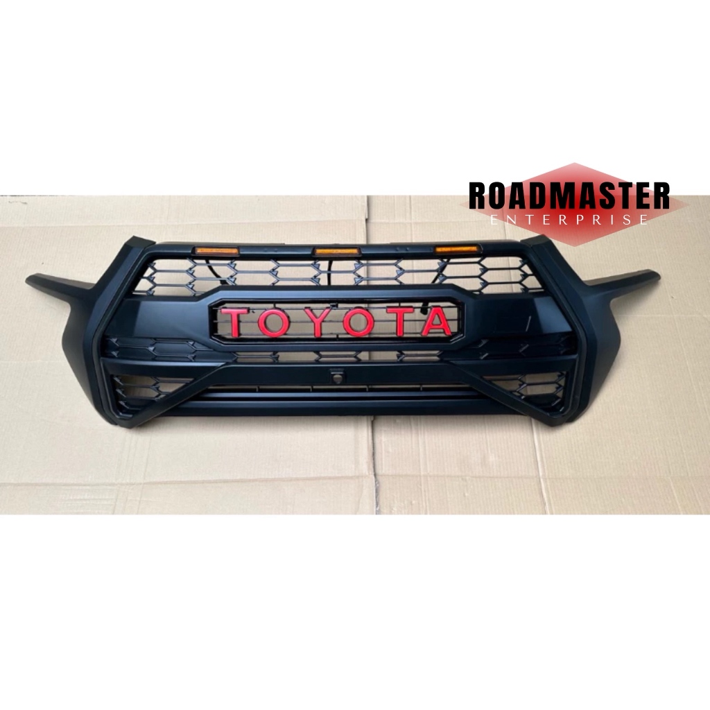 Toyota Hilux GR Sport 2024 to 2025 GR Grill / Grille with Led Amber ...