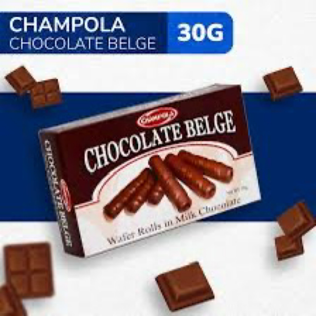 CHAMPOLA CHOCOLATE BELGE 30g | Shopee Philippines