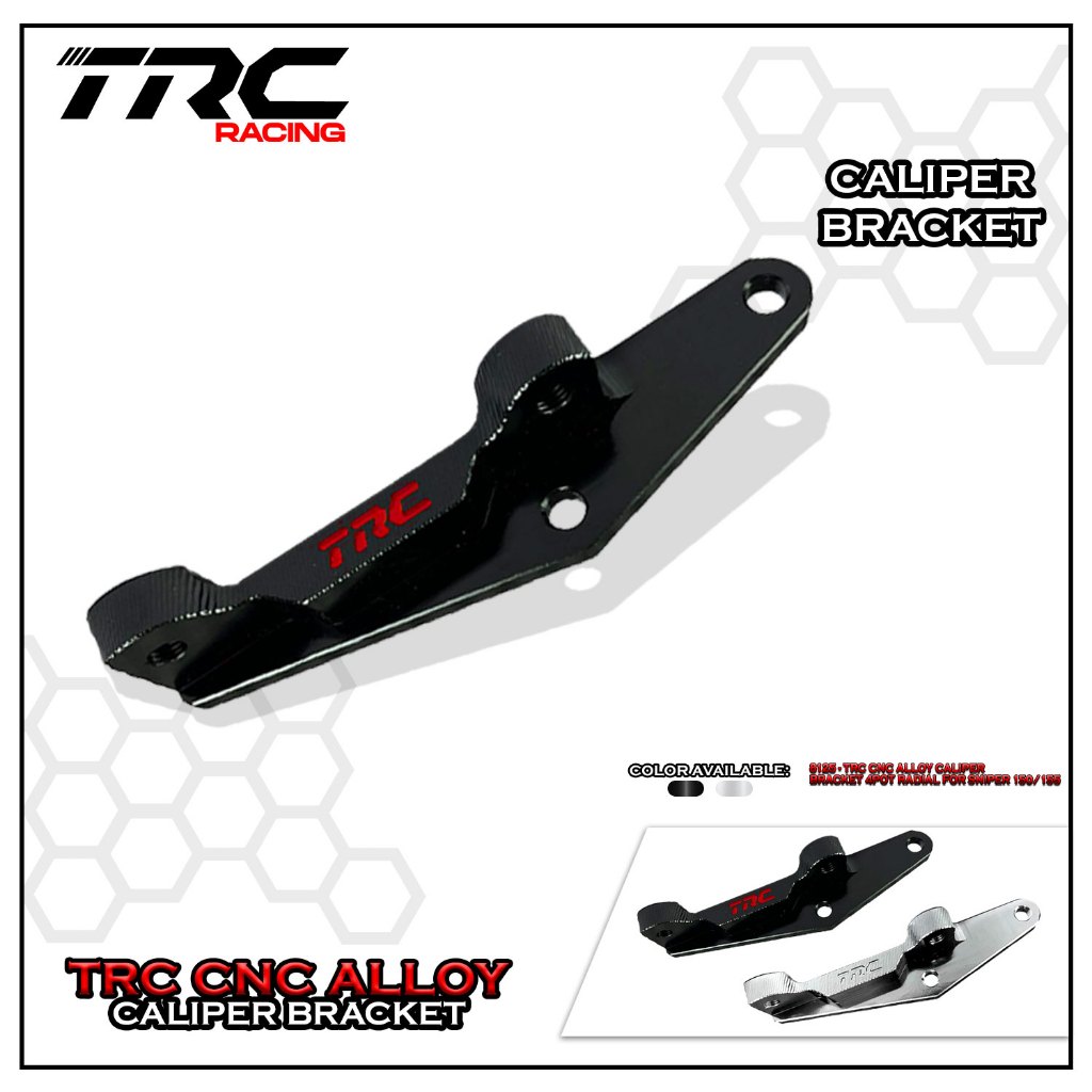 TRC RACING FRONT 4POT RADIAL CALIPER BRACKET (267MM DISC) FOR SNIPER ...
