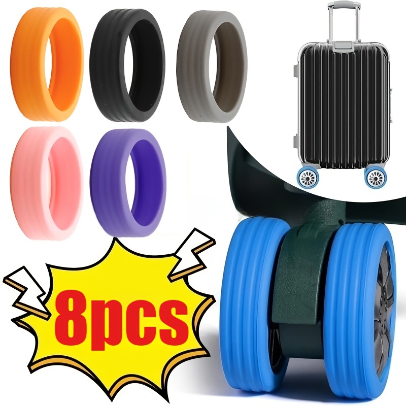 [COD] 8pcs Luggage Wheel Protectors Set | Reinforced & Noise-Reducing ...