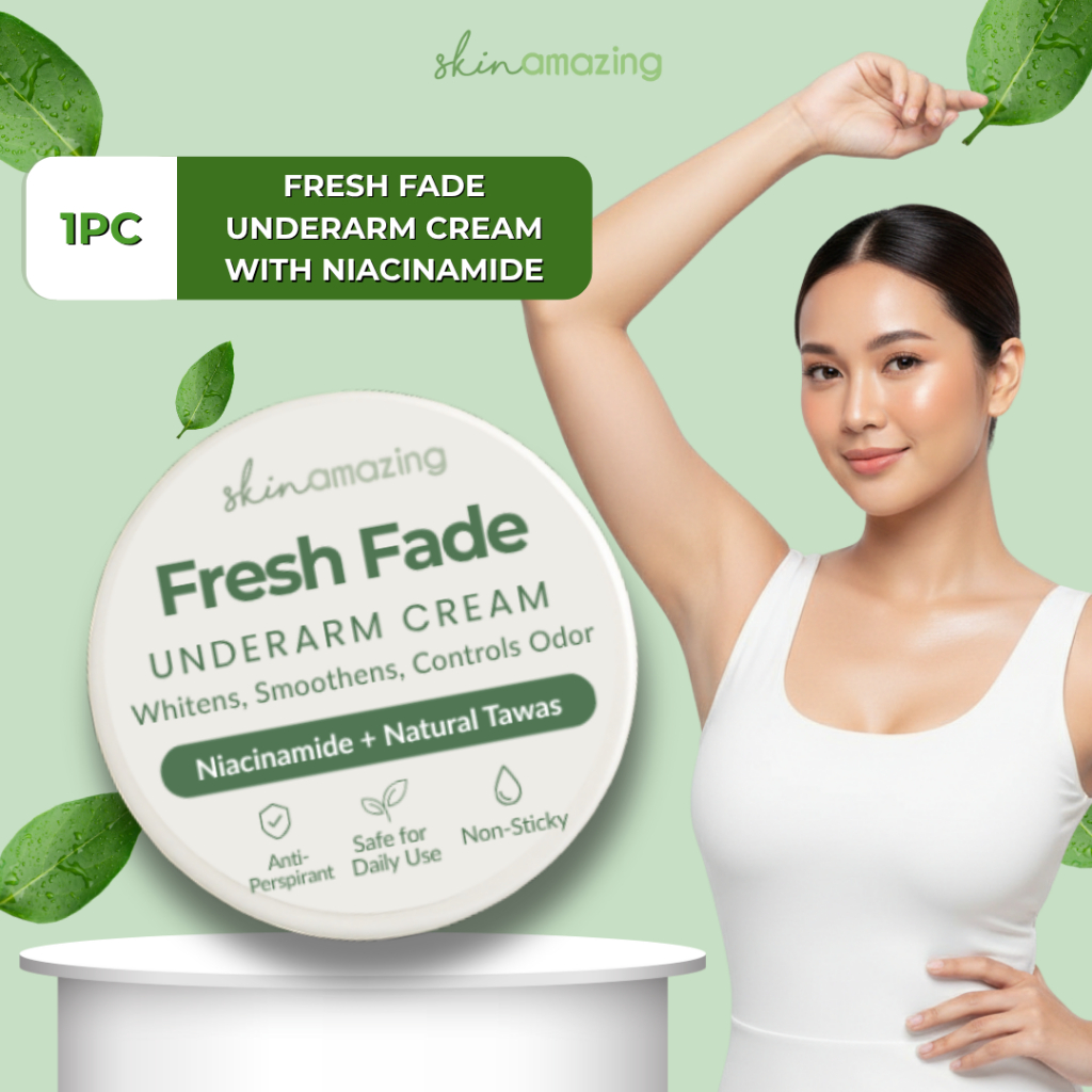 Skin Amazing Fresh Fade Underarm Cream Whiten Smooth Control Body Odor ...