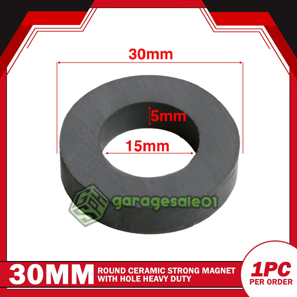 GS 30mm Round Ceramic Magnet Super Strong Circular Magnet for DIY ...