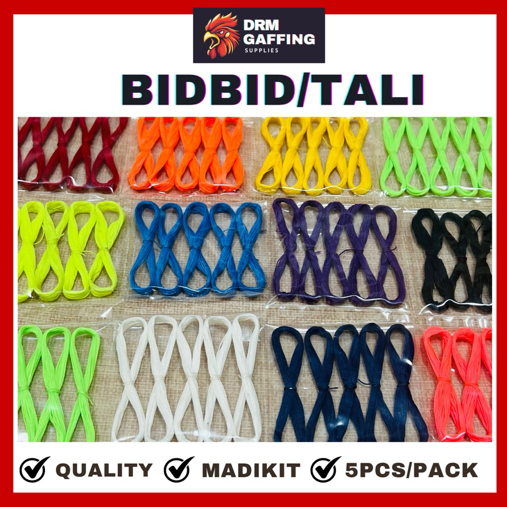 BIDBID/TALI 5pcs per pack (Gamefowl Gaff Accessories) | Shopee Philippines