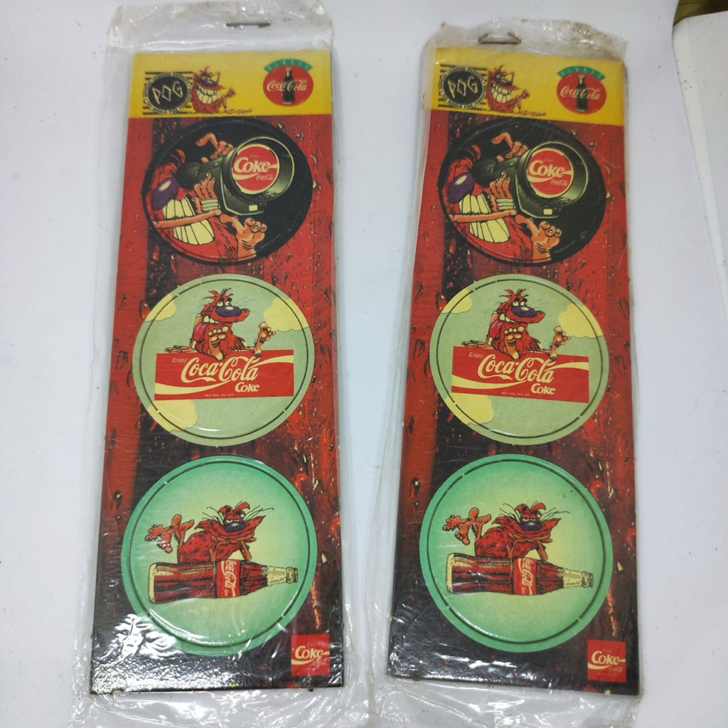 Vintage Authentic Coca-Cola Pogs Collectible – Rare Retro 90s ...