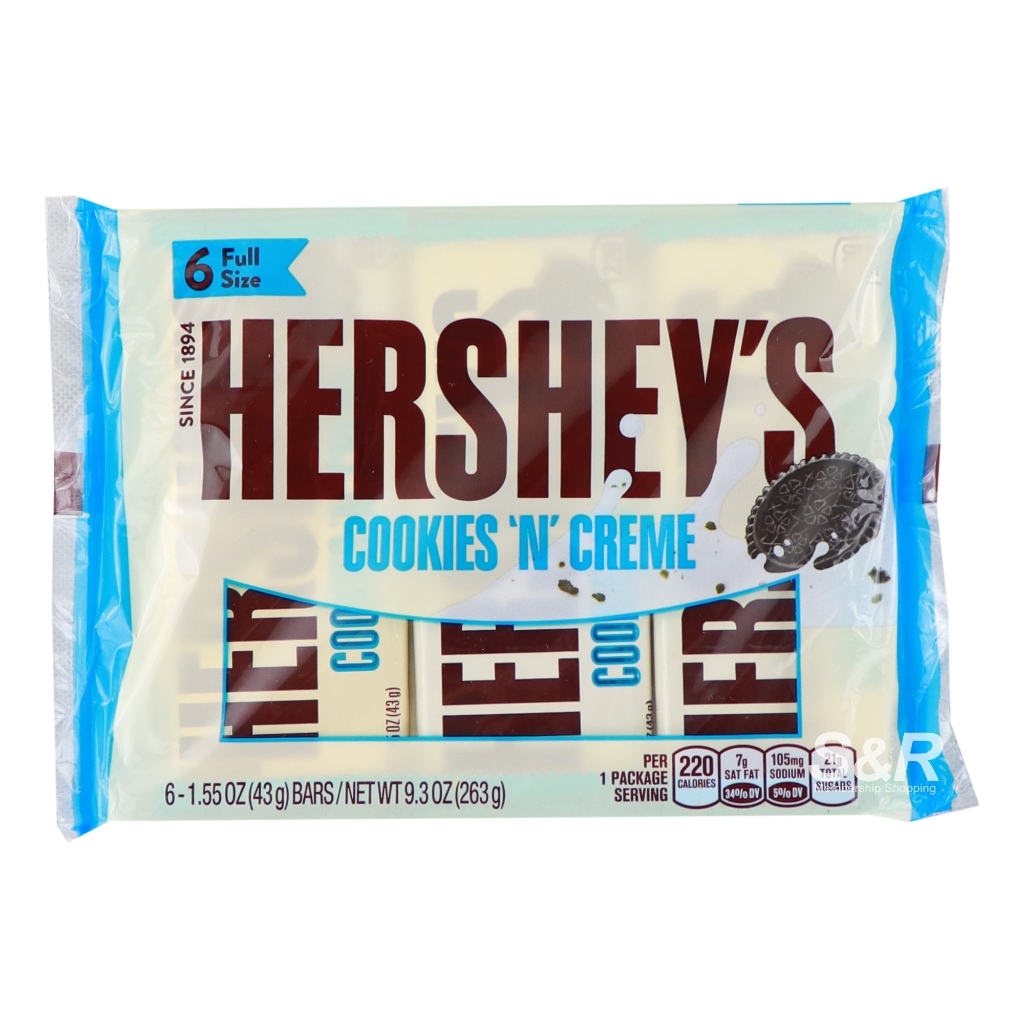 Hershey's Cookies and Creme Chocolates 6pcs | Shopee Philippines