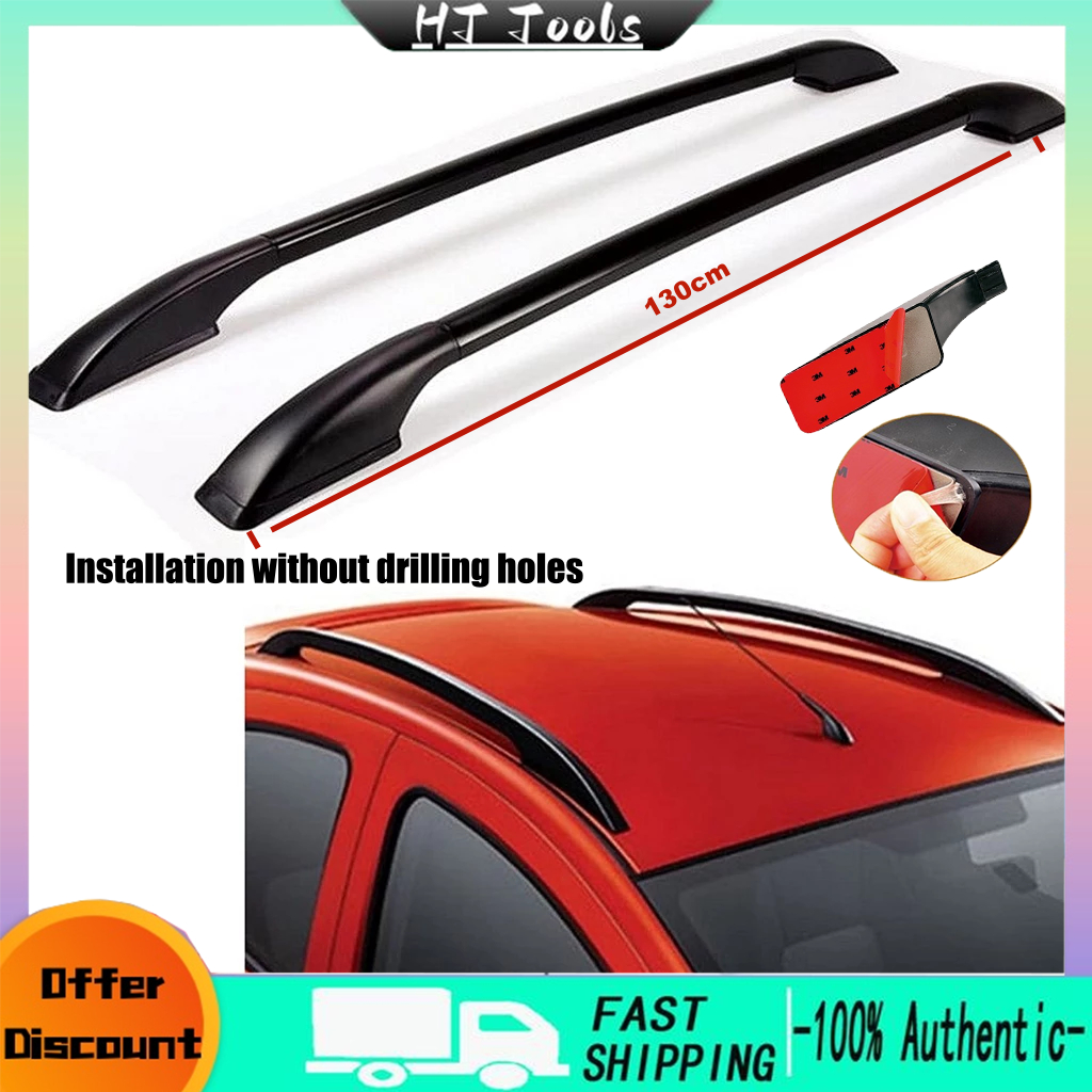 1.3M Roof Rail Universal Car Aluminum alloy Punch-free Modification ...