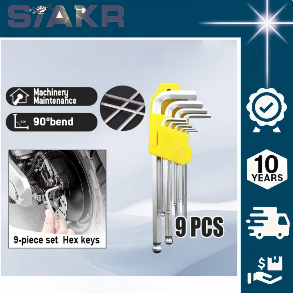 (COD)Star Type Torx Socket Wrench T10-T50 Hex Screwdriver Hex Key Set ...