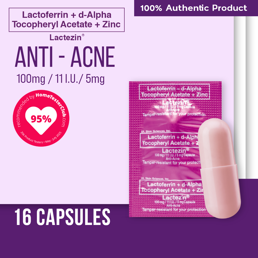 Lactezin 100mg Anti-Acne 16 capsules | Shopee Philippines