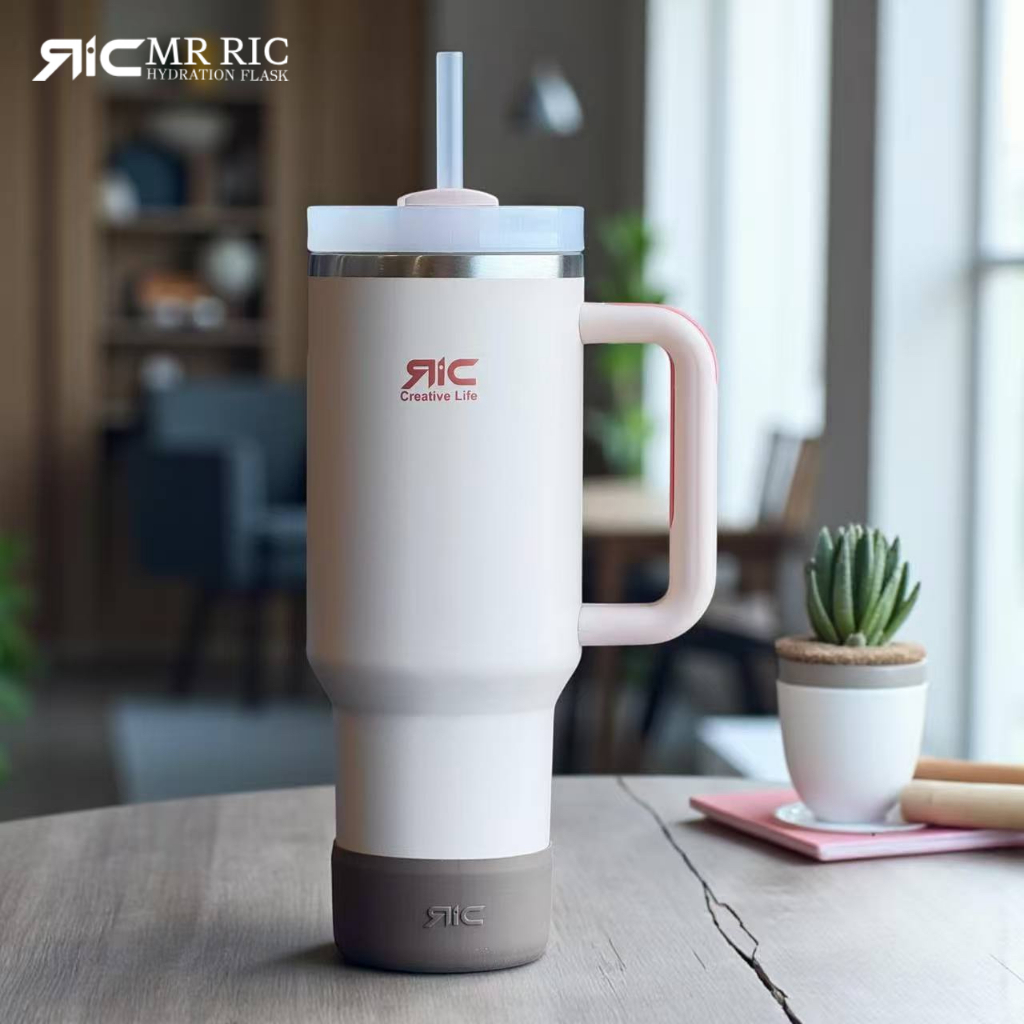 40oz Mr Ric X-Plus Tumbler w/ Silicone Protective Boot Leakproof ...