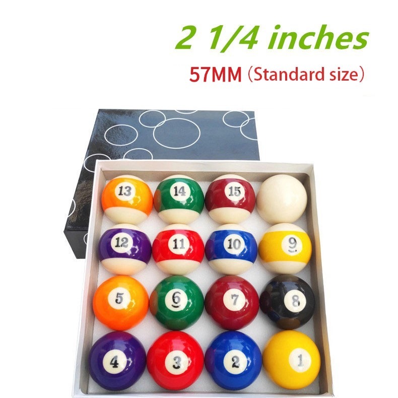 1SET 2 and 1/4 inches （57mm）STANDARD SENIOR SIZE TAIWAN BILLIARD BALL ...