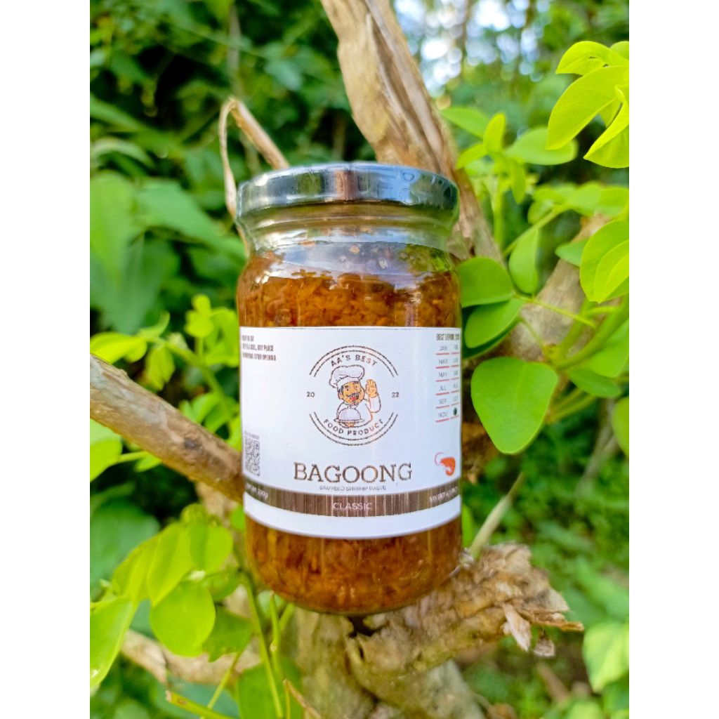 Bagoong Alamang Plain (No Pork) Sweet & Spicy Flavor 220ML by AA's Food ...