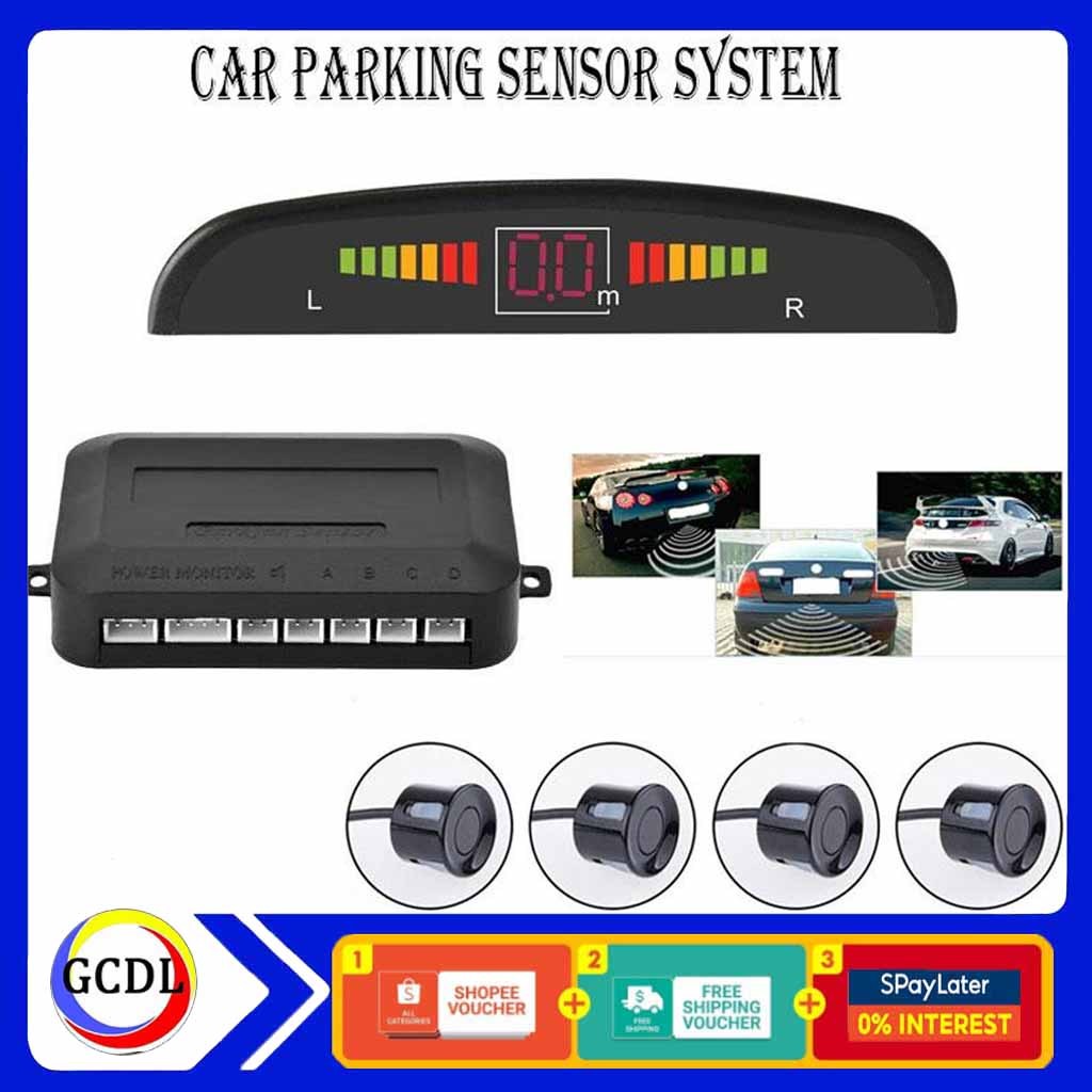 Car Parking Sensor With 4 Eye Reverse Backup Sensors Parking Radar ...