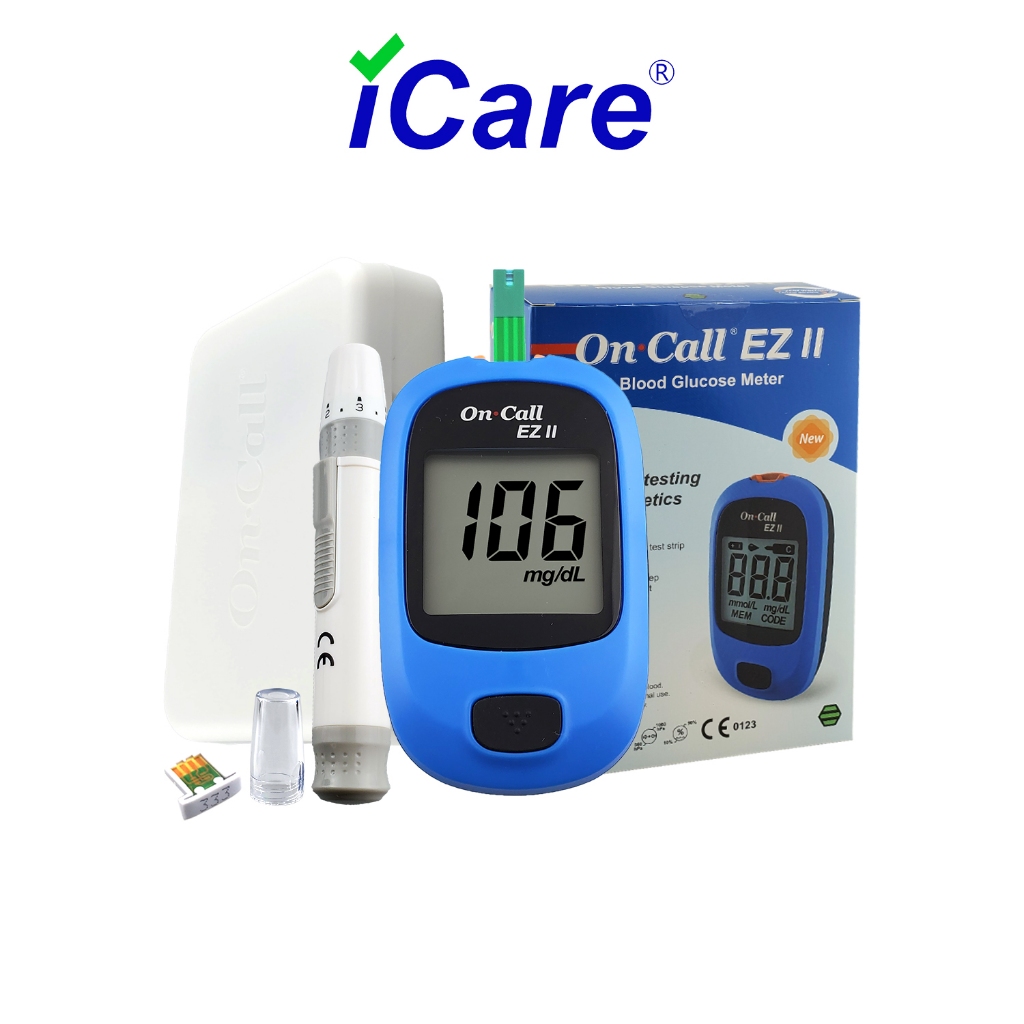iCare On Call EZII Painless Blood Glucose Meter Device Only | Shopee ...