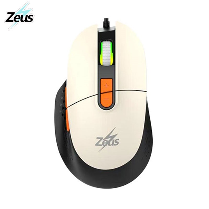 Zeus ZM-20 Ergonomic 4 DPI Adjustment Wired Gaming Mouse 7 Buttons ...