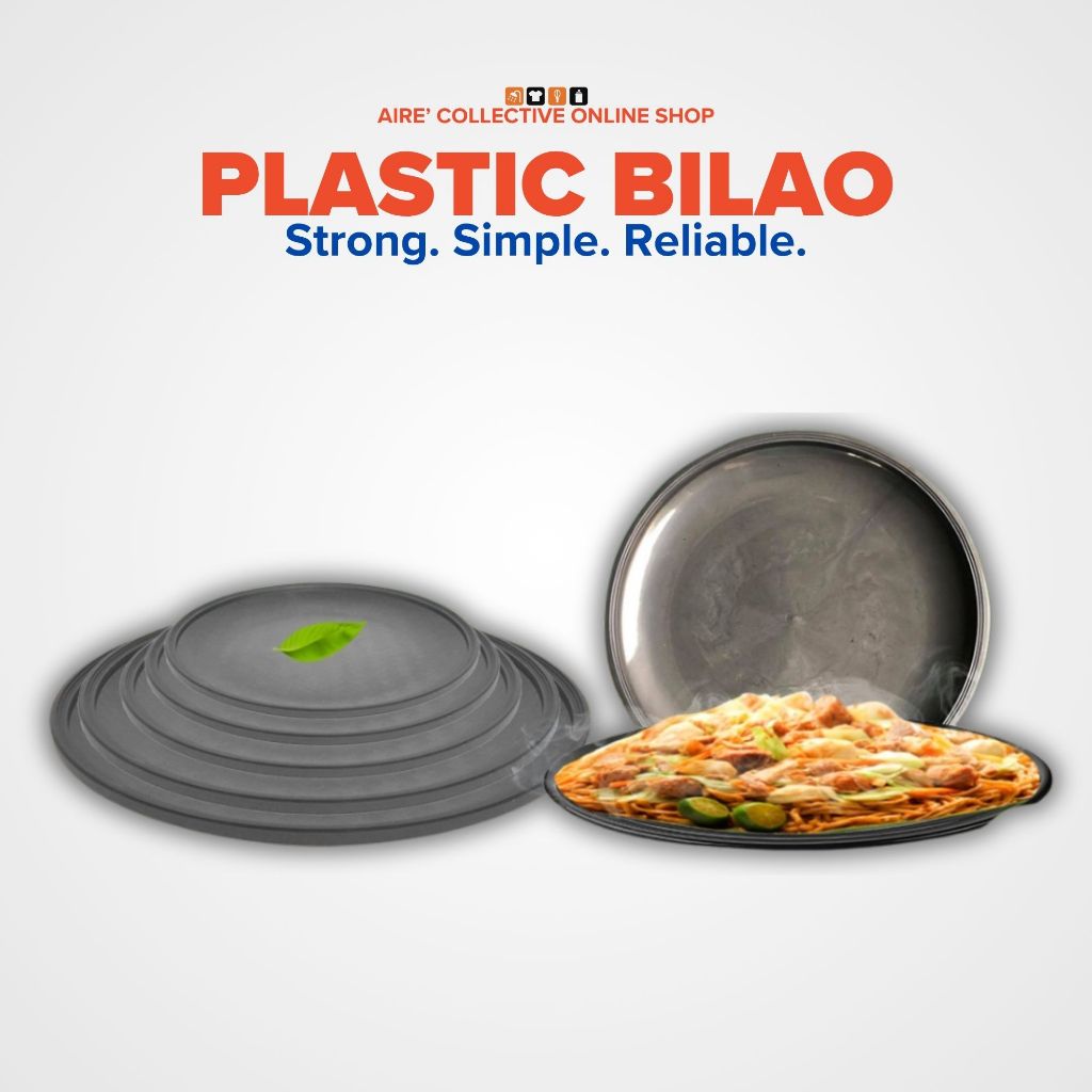 Reusable Food Grade Round Black Plastic Bilao P26 | Aire' Collective ...