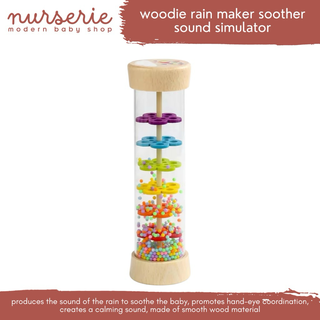 NEW!Woodie Rain Maker rainmaker sound simulator relaxing calming sound ...