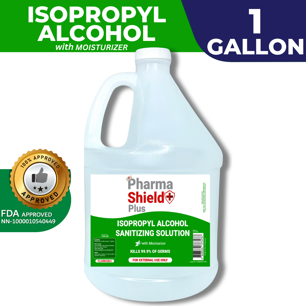 Isopropyl Alcohol Antiseptic Disinfectant with Moisturizer - GALLON ...