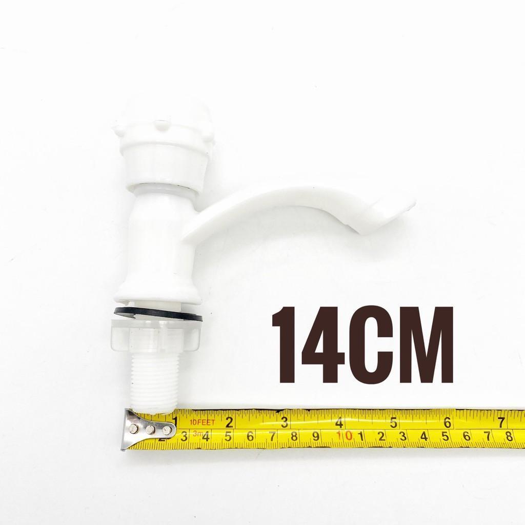 V Horse White PVC Lavatory Faucet – Double Turn Plastic Tap for Wash ...