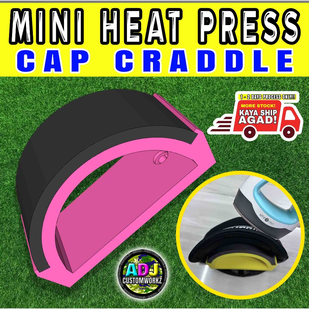 MINI HEAT PRESS CAP PRESS CRADDLE / CAP FORM RUBBER MAT - SHIP AGAD ...