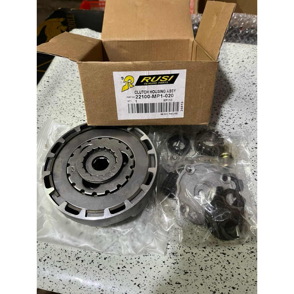 RUSI 110/MP110 CLUTCH HOUSING ASSY GENUINE PART MADE IN THAILAND-22100 ...