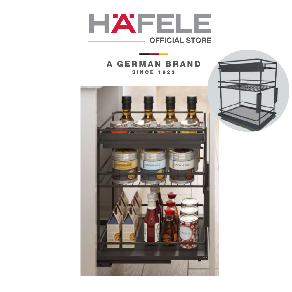 Hafele Base Pull-out Unit with Soft Closing Runners | Shopee Philippines