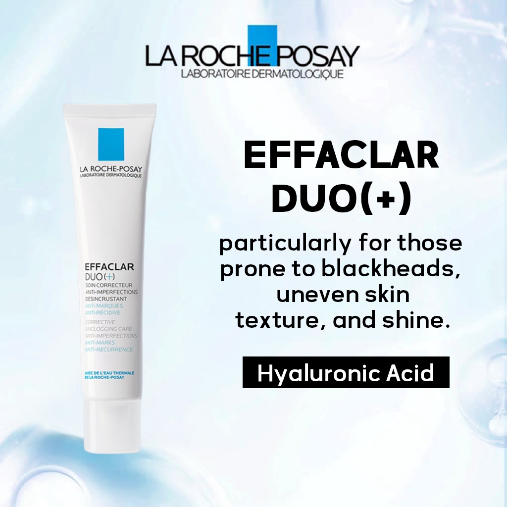 𝗟𝗮 𝗥𝗼𝗰𝗵𝗲 𝗣𝗼𝘀𝗮𝘆 LRP Effaclar Duo (+) 40ml Acne Scar Marks Remover Acne ...