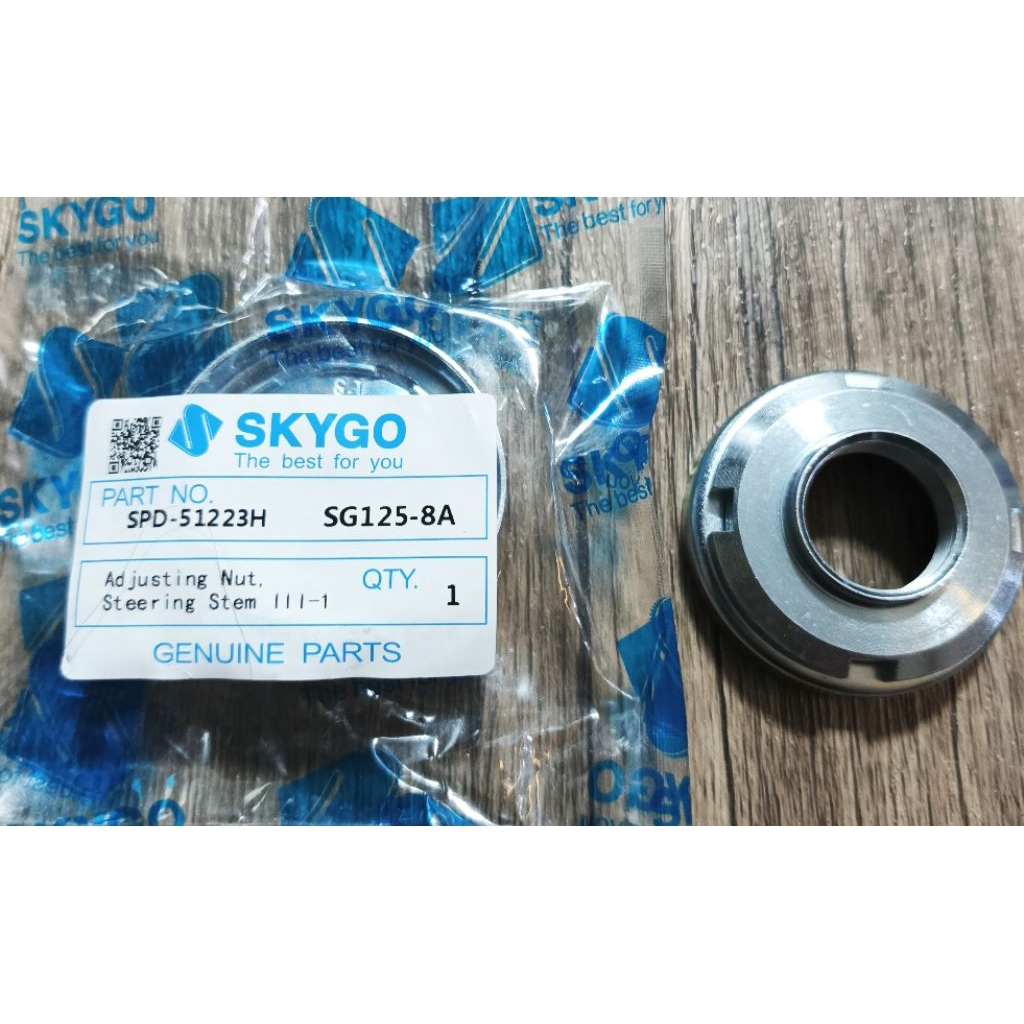 SKYGO ADJUSTING NUT STEERING STEM III - SG125/150/175, RUSI 125/150 ...