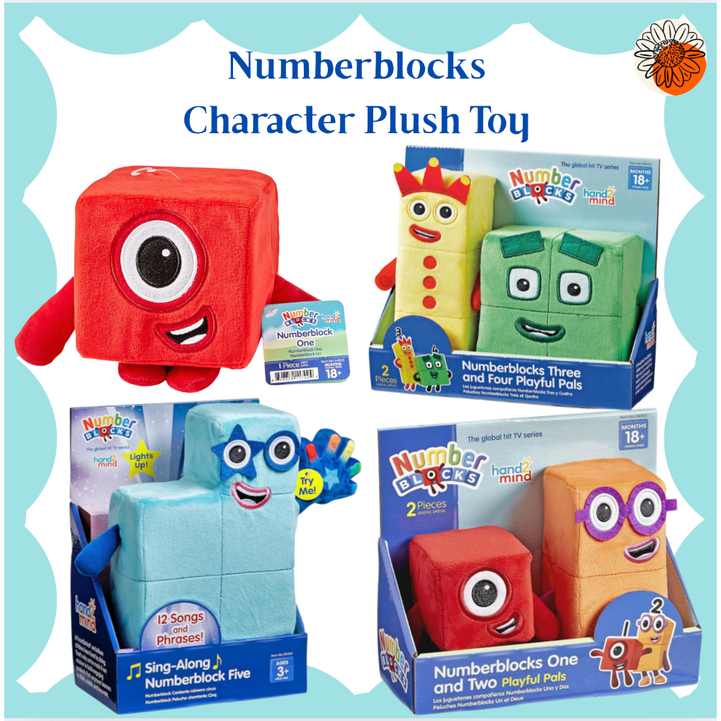 Numberblocks Character Plush Toy | Educational Cartoon Stuffed Doll ...
