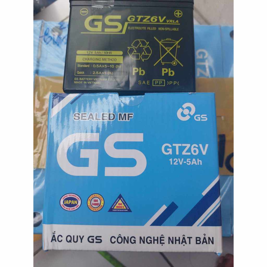 Gs Battery GTZ6V for Honda click V2 v3 | Shopee Philippines