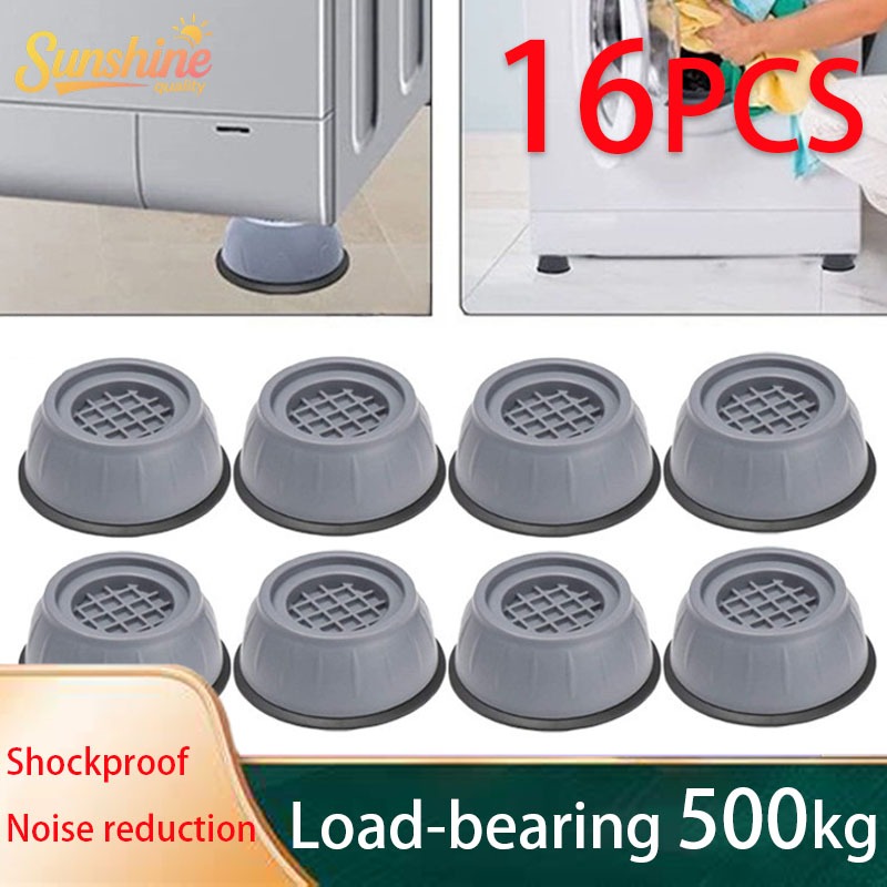 16Pcs Washing Machine Foot Pads Noise Reducing Anti Slip Rubber Washing ...